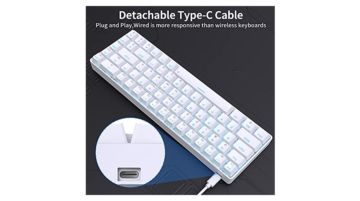 DIERYA T68SE: Compact 60% Gaming Mechanical Keyboard
