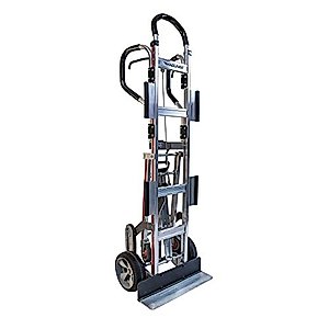 Magliner Appliance Hand Truck with 4th Wheel Attachment and 10" Microcellular Foam Wheels, 800 lb. Capacity
