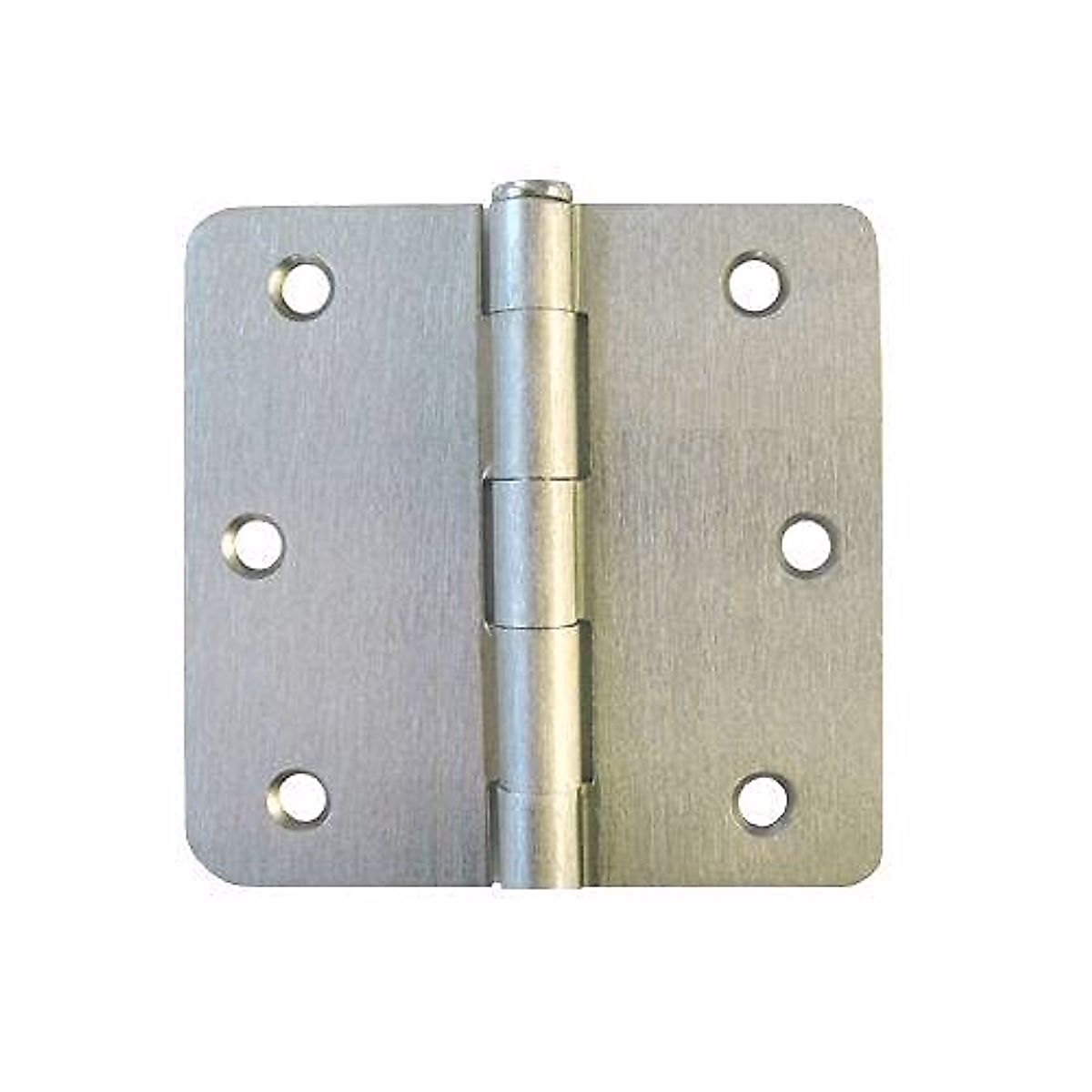 UYSB 15 3.5" X3.5" w 1/4" Radius Door Hinges Brushed Interior Door-Hinges Door Hinges Door Hinges Kitchen Cabinet Hinges Hinges for Kitchen cabinets Door Hinge Door Cabinet Hinge Hinges Small