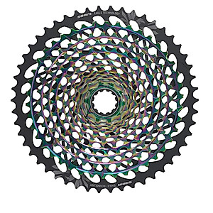 SRAM XX1 Eagle AXS XG-1299 Cassette - 12-Speed, 10-50t, Rainbow, For XD Driver Body