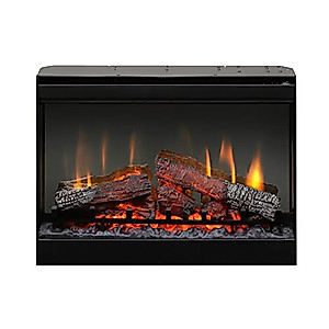 DIMPLEX DF3033ST 33" Electric Fireplace Insert, Model, 120V, 780W, 8.3 Amps, Black