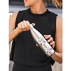 Alexiss Miss Kobayashi's Dragon Maid Kanna Kamui Funny Sticker for Phone, Laptop, Skateboard, Car, Pack 4 Pcs Size 3In