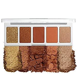 wet n wild Color Icon Eyeshadow Makeup 5 Pan Palette, Matte, Shimmer, Metallic, Long Wearing, Rich Buttery Pigment, Cruelty Free - Sundaze