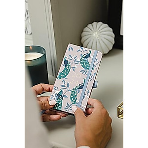 Busy B Slim Diary January to December 2024 - Peacocks - Week to View Slim Planner with Notes