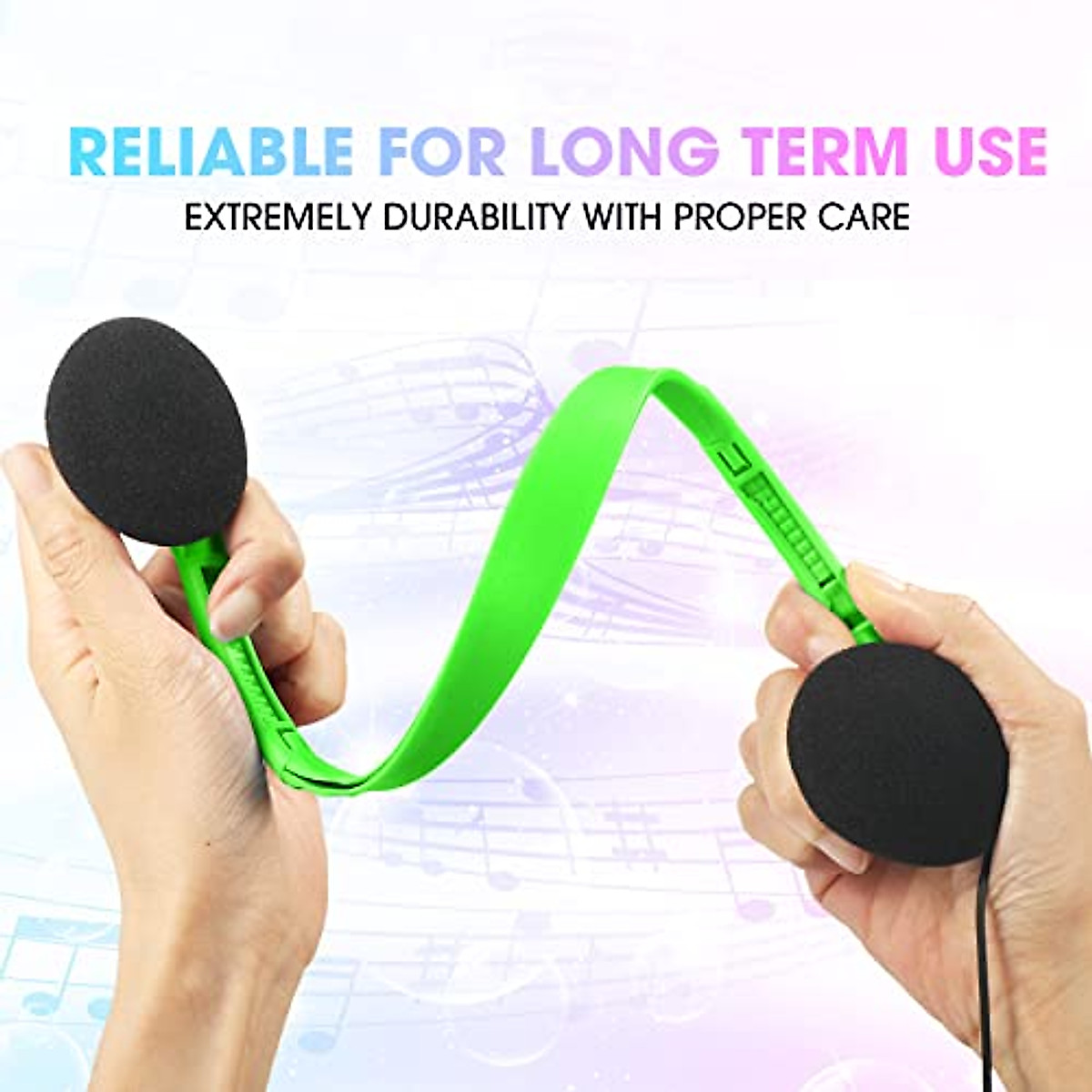 Bulk Headphone Earphones 32 Pack for School Headphones with 3.5 mm Headphone Plug for School Classroom Library Students Kids Children Teen and Adults (Multicolor)