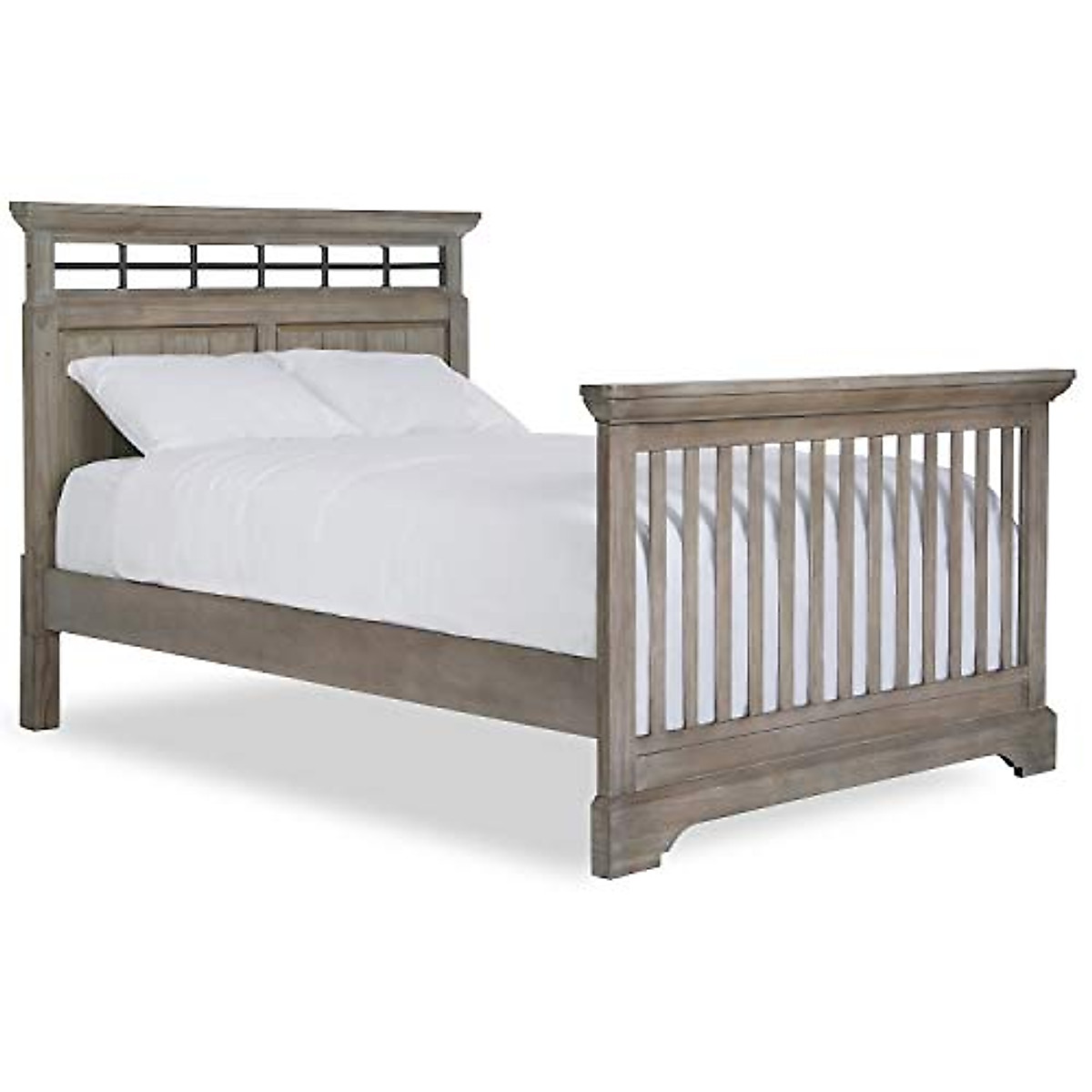 Evolur Empire 5 in 1 Convertible Crib with Metal Elements, Free Mattress