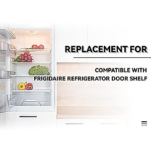 Replacement for 240534701(Middle) 240534901 Refrigerator Door Shelf Compatible with Frigidaire Kenmore Refrigerator Rack Bar Replacement for AP3214631 PS734936 948952 AP3214630 PS734935