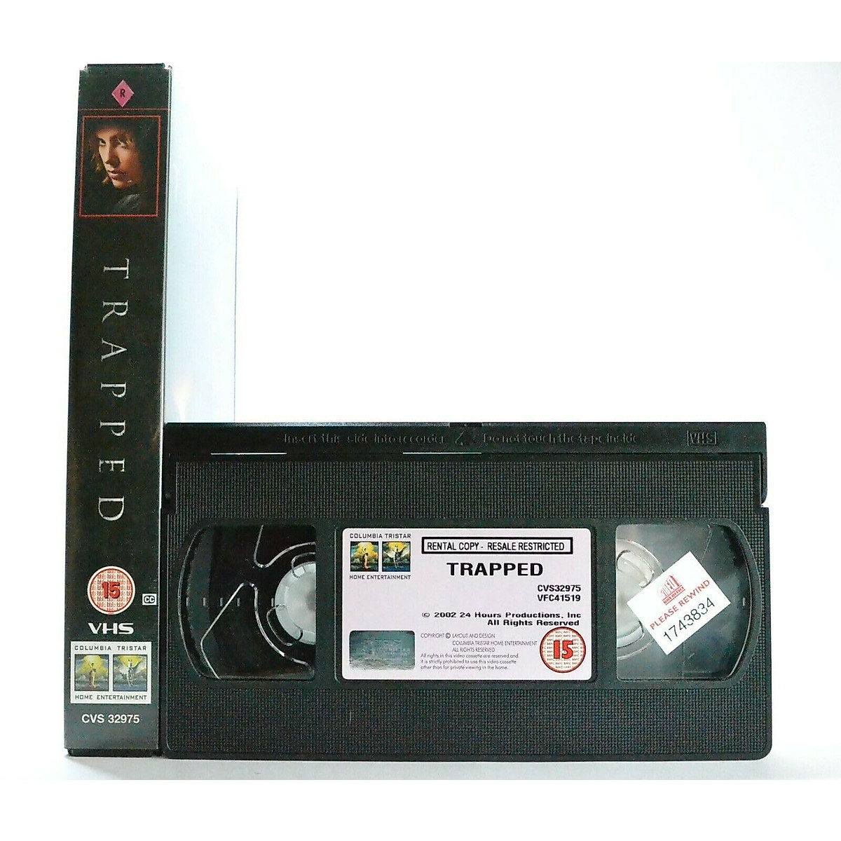 Trapped: Crime Thriller (2002) - Large Box - Ex-Rental - Charlize Theron - VHS