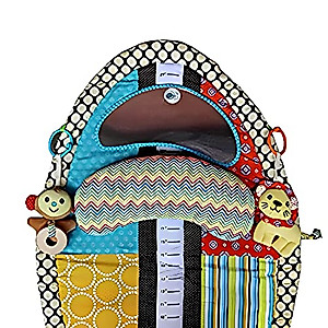 Tummy Time Toys for Babies 0-12 month Play Activity Gym with Pillow and Floor Mirror Tummy Time Mat for Newborn Baby Boy or Girl