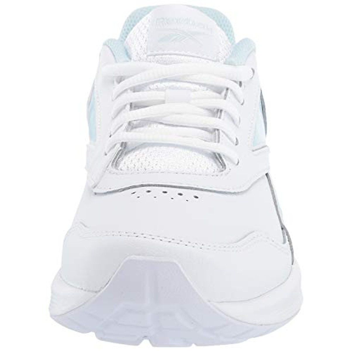 Reebok Women's Walk Ultra 7 DMX Max Shoe, White/Glass Blue/Collegiate Royal, 9