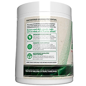 EHP Labs OxyGreens Super Greens Powder - Spirulina, Chlorella Superfood, Green Juice Powder & Greens Supplements with Prebiotic Fibre, Antioxidants & Immunity Support, 30 Serves (Strawberry Margarita)