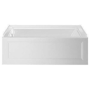 American Standard 2545202.020 Town Square S 60"x30" Bathtub-Left Drain in White