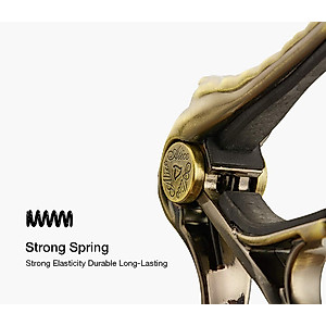 Alice A007G/BR Aluminum Alloy Bronze Alligator Shape Acoustic Guitar Capo