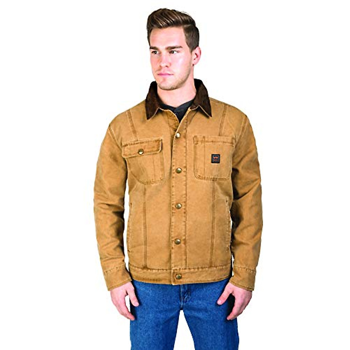 Walls Men's Amarillo Vintage Duck Cotton Twill Jacket, Washed Pecan, X-Large