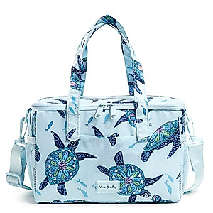 Vera Bradley Women's Recycled Ripstop Cooler, Just Turtles, One Size
