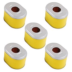 GX160 Air Filter Fit for 5.5HP 6.5HP GX140 GX160 GX200 Engines Replace 17210-ZE1-517 17210-ZE1-822 17210-ZE1-505 (5 Packs)
