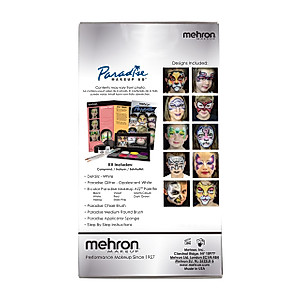 Mehron Makeup Professional Premium Makeup Kit - Paradise Face & Body Paint *