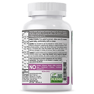 Multivitamin for Women 50 Plus | 100 Caplets | Non-GMO & Gluten Free | ABC Complete Multivitamin | by Nature's Truth