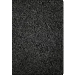 NASB Super Giant Print Reference Bible, Black Genuine Leather, Indexed, Red Letter, Presentation Page, Cross-References, Full-Color Maps, Easy-to-Read Bible Karmina Type