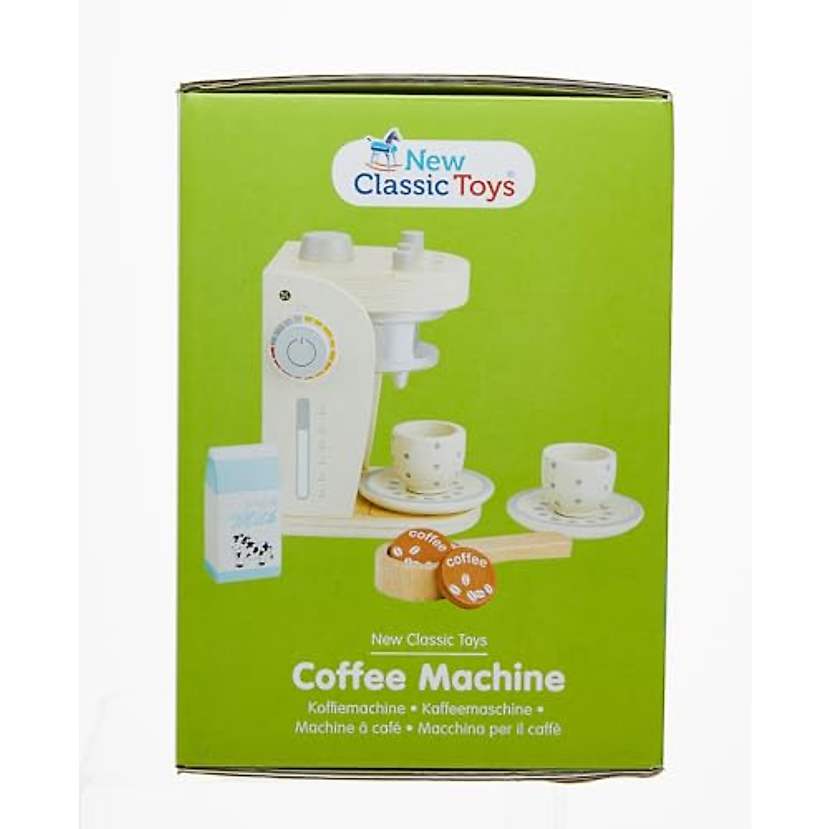 New Classic Toys 10705 Coffee Maker, Multicolor (White), 3 years to 9 years