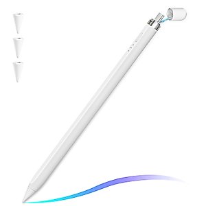 Stylus Pencil for iPad 9th/10th Generation, Yebos Stylus Palm Rejection, Magnetic Design,Compatible with Apple iPad Pro11&12.9",iPad Air 3/4/5,iPad 6-10,iPad Mini 5/6,iPad Pencil 1st/2nd Generation