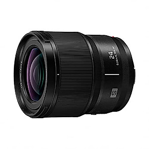 Panasonic LUMIX S5 4K Mirrorless Full-Frame L-Mount Camera (Body Only) with Panasonic Lumix S 24mm f/1.8 Lens and DMW-BLK22 Battery Bundle (3 Items)