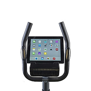 TUNTURI C30 Rear Cardio Fit Series Elliptical Crosstrainer with Heart Rate Monitor, Black