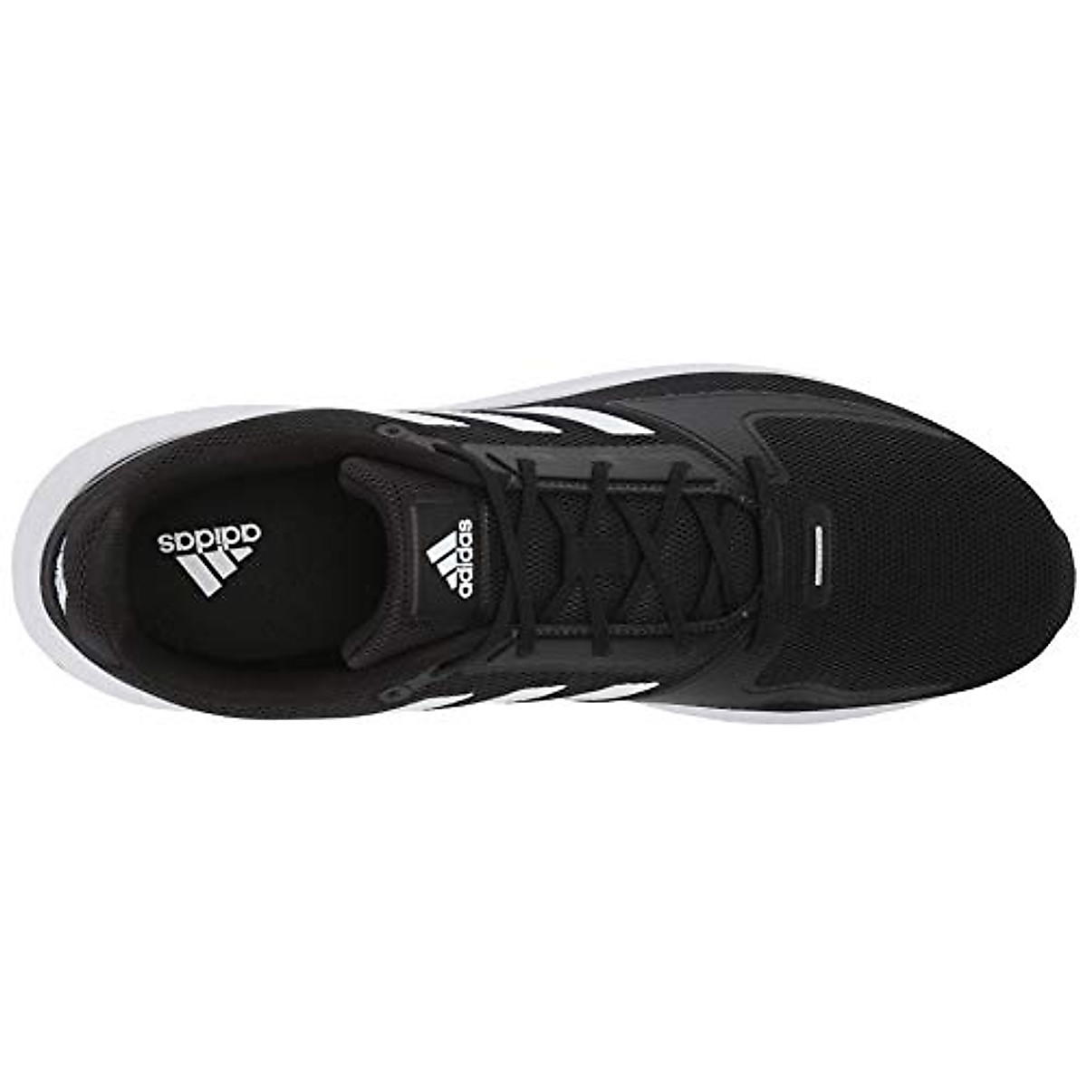 adidas Men's Runfalcon 2.0 Running Shoe, Black/White/Grey, 10.5