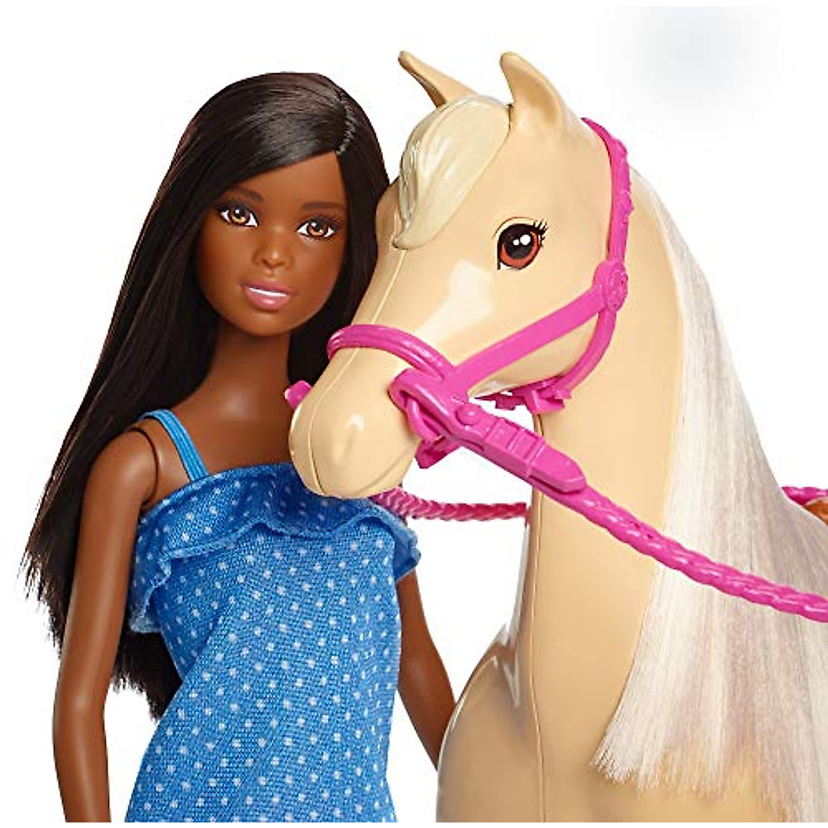 Barbie Doll, Brunette, and Horse, Gift for 3 to 7 Year Olds