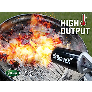 Propane Torch Weed Burner Torch - Weed Torch with 10FT Hose, High Output Outdoor Torch Kit for Garden Stumps Wood Ice Snow Roofing