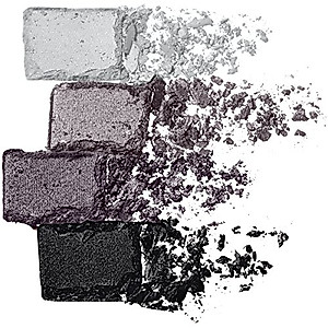 Maybelline New York Expert Wear Eyeshadow Quads, Charcoal Smokes, 0.17 oz.
