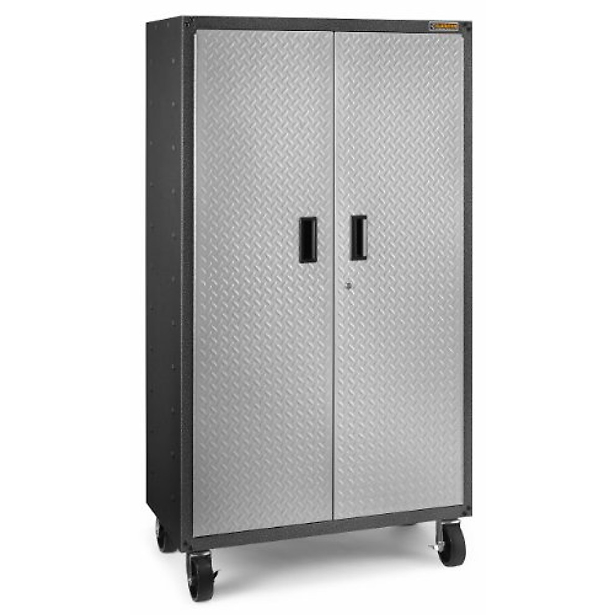 Gladiator GALG36CKXG Ready-To-Assemble Mobile Storage Cabinet 36" W x 66" H x 18" D Steel Garage Cabinet