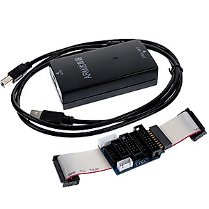Scicalife USB JTAG Emulator Debugger Programmer V9 ARM Emulator High-Speed Download Black Adapter Board