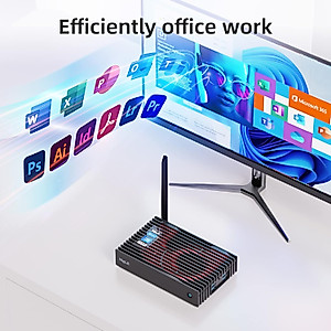 MeLE Mini PC Fanless PCG35HD N5105 Micro Computer, 8GB 128GB Small Desktop Server, Support Triple Monitor 4K WiFi5 Gigabit Ethernet BT5.2 PXE Unlock BIOS Auto Power on Industrial IoT Business