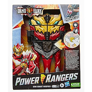 Power Rangers Dino Knight Morpher Toy with Lights, Sounds and Red Ranger Key - 5+ Years
