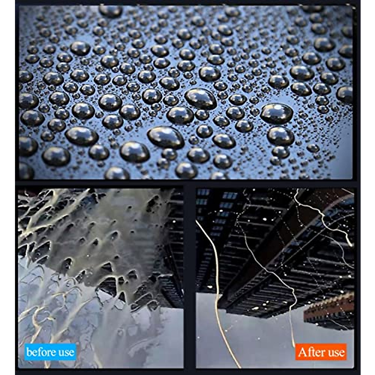 Shield Booster-Stonewall Ceramic Spray - High Gloss Armor Coating for Detailing and Incredible Shine With Microfiber Polish Cloth and Auto Sponge Applicator- Water Repelling Hydrophobic Spray