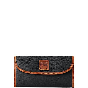 Dooney & Bourke Pebble Grain Continental Clutch Wallet