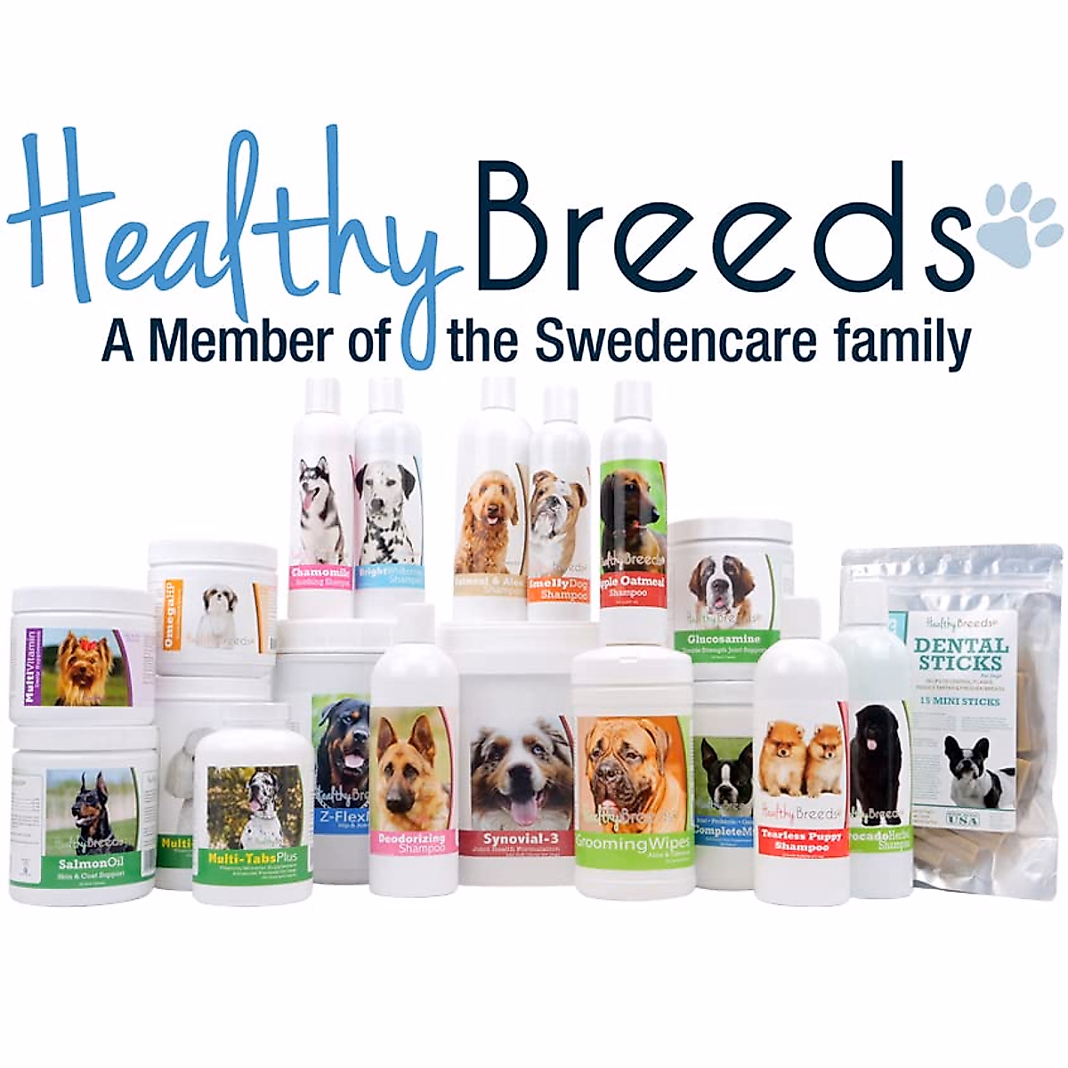 Healthy Breeds Miniature Schnauzer Omega HP Fatty Acid Skin and Coat Support Soft Chews 60 Count