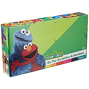 Sesame Street On The Go Letters & Numbers with Elmo & Cookie Monster, 2 Take Along Cases, Learning Toy For Toddlers, Kids Ages 2 Years Old & Up