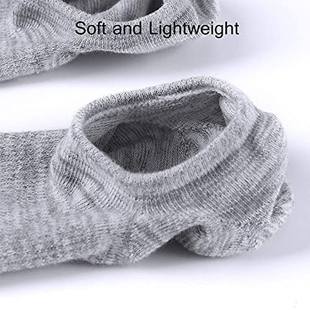BERING No Show Socks Womens 6 Pairs Low Cut Ankle Footies for Flats Sneaker Slip On Loafer