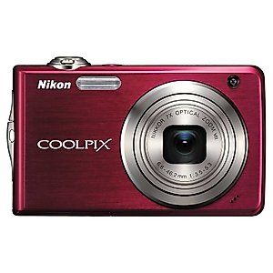 Nikon Coolpix S630 12MP Digital Camera with 7x Optical Vibration Reduction (VR) Zoom and 2.7 inch LCD (Ruby Red)