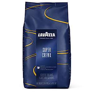 Breville Knock Box (BCB100 Silver) and Lavazza Super Crema Whole Bean Coffee Blend (2.2 lbs)