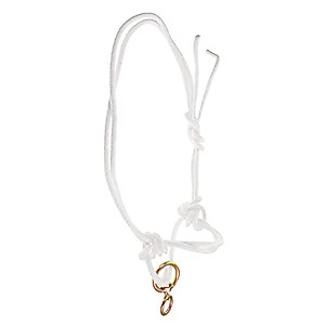 Toddmomy 2pcs Bull Bridle Cowboys Lanyard halters for Horses bitless Bridle Poly Rope Goat Halter Outdoor Cattle Halter Cattle Cattle Bridle Iron Hanging Neck White Supplies