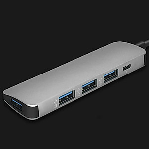 Milisten 1pc Splitter USB a hub Computer USB hub Portable Data hub Multifunction HUB Adapter USB hubs Laptop Adapter USB C Hub Adapter multiport USB hub Camera Divider Aluminum Alloy