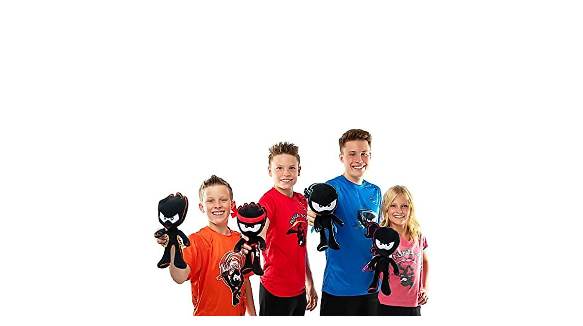 NINJA KIDZ TV Ashton Plush Buddy - 12 Inch Ninja Toy for Kids