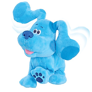 Blue’s Clues & You! Dance-Along 12-inch Blue Plush Stuffed Animal, Guitar Plays Music from the Show, Dog