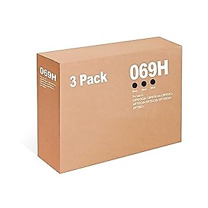 Compatible 069H High Yield Toner Cartridge Replacement for Canon 069 for imageCLASS MF753Cdw MF751Cdw LBP674Cdw Printer (3 Black)