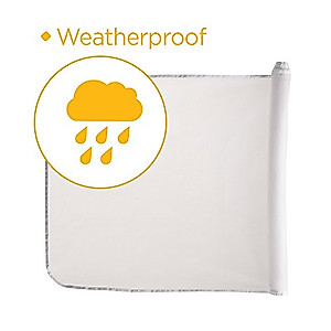 Safety 1st Kids Safety Railnet for Indoor Balconies and Outdoor Decks, Extends up to 10', White