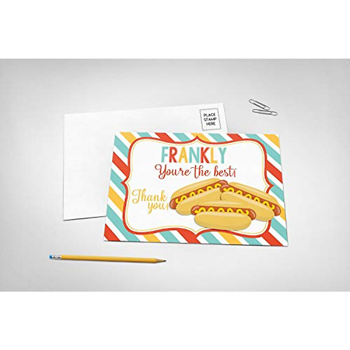 Funny Puns Gratitude & Appreciation Themed Thank You Blank Postcards To Send To Friends, Family, Customers, 4"x6" Fill In Notecards (6 different designs) by AmandaCreation (30)