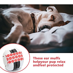 Small Dog/Cat Ear Muffs for Noise Protection, Noise Cancelling Headphones for Small Dogs/Cats, Dog Ear Plugs for Small Dog and CAT, Hearing Protector for Thunder, Fireworks, Helicopters, Celebrations,